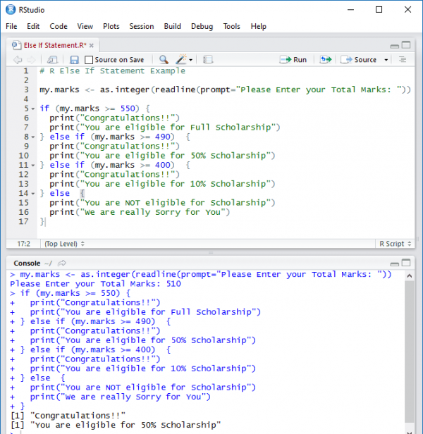 R – If Statement – Shishir Kant Singh